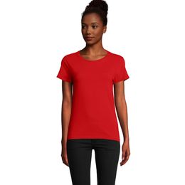 SOLS - "Pioneer" T-Shirt f&uuml;r Damen (Rot)