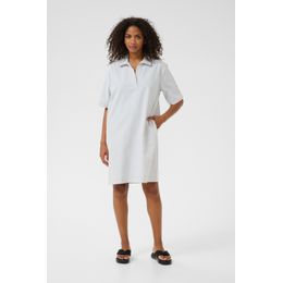 Kaffe Kleid Loose fit blue white