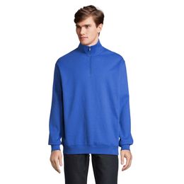 SOLS - "Conrad" Sweatshirt mit kurzem Rei&szlig;verschluss f&uuml;r Herren/Damen Unisex (K&ouml;nigsblau)