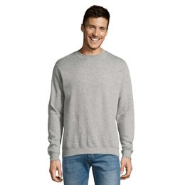 SOLS - "New Supreme" Sweatshirt f&uuml;r Herren/Damen Unisex (Grau meliert)