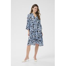 Kaffe Kleid KAhera A-shape blue multi
