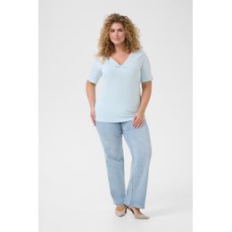 Kaffe T-shirt A-shape Nantucket Breeze light blue
