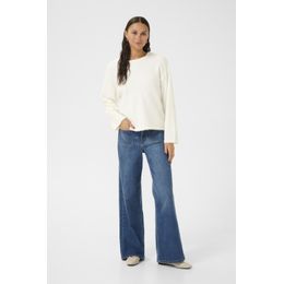 Kaffe Strickpullover Regular fit white