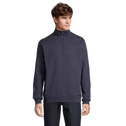 SOLS - "Conrad" Sweatshirt mit kurzem Rei&szlig;verschluss f&uuml;r Herren/Damen Unisex (Dunkelblau)