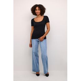 Kaffe T-shirt Slim fit Black