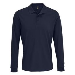 SOLS - Poloshirt f&uuml;r Herren/Damen Unisex Lang&auml;rmlig (Dunkelblau)