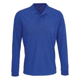 SOLS - Poloshirt f&uuml;r Herren/Damen Unisex Lang&auml;rmlig (K&ouml;nigsblau)