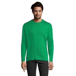 SOLS - "Monarch" T-Shirt f&uuml;r Herren Lang&auml;rmlig (Irisches Gr&uuml;n)
