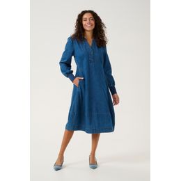 Culture Kleid Casual Fit Dunkelblau Waschung dark blue