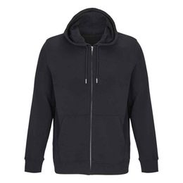 SOLS - "Calipso" Hoodie mit durchgehendem Rei&szlig;verschluss f&uuml;r Herren/Damen Unisex (Schwarz)