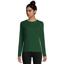 SOLS - "Imperial" T-Shirt f&uuml;r Damen Lang&auml;rmlig (Flaschengr&uuml;n)
