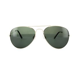 Polaroid Aviator Unisex Gold Gr&uuml;n Polarisierte Sonnenbrille