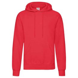 Fruit of the Loom - "Classic" Kapuzenpullover f&uuml;r Herren/Damen Unisex (Rot)