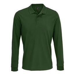 SOLS - Poloshirt f&uuml;r Herren/Damen Unisex Lang&auml;rmlig (Flaschengr&uuml;n)