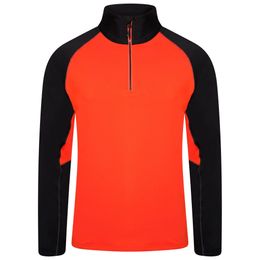 Dare 2b - "Fuser" Thermo-Top mit halbem Rei&szlig;verschluss f&uuml;r Herren (Knallrot/Schwarz)