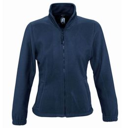 SOLS Damen North Fleece-Jacke mit durchgehendem Rei&szlig;verschluss (Marineblau)