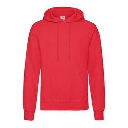 Fruit of the Loom - Kapuzenpullover Leicht f&uuml;r Herren/Damen Unisex (Rot)