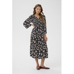 Kaffe Kleid Loose fit black multi