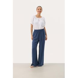 PART TWO Casual Hose Easy fit Oceana blue