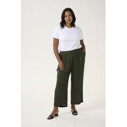 Kaffe Casual Hose Loose fit Forest Night green