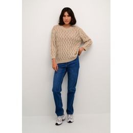 Kaffe Strickpullover Regular fit cream