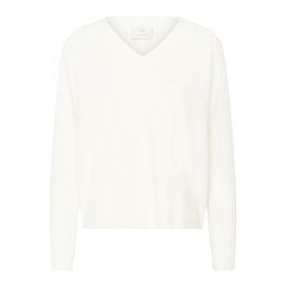 Kaffe Strickpullover KAniel Baggy fit white