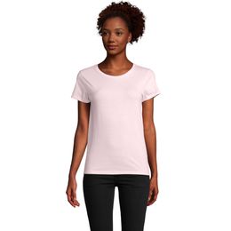 SOLS - "Pioneer" T-Shirt f&uuml;r Damen (Blassrosa)