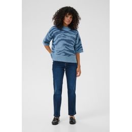 Kaffe Strickpullover KAsandra Baggy fit blue