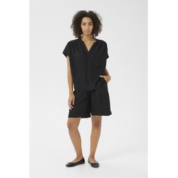 Kaffe Kurzarm-Bluse Loose fit Black