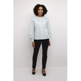 Kaffe Langarm-Bluse Regular fit Celestial Blue
