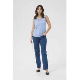 Kaffe &Auml;rmellose Bluse Regular fit Vista Blue light blue