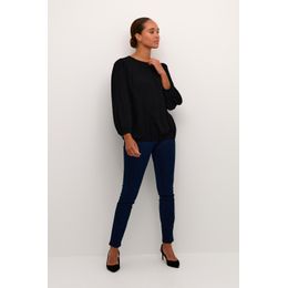 Kaffe Langarm-Bluse KAwilma Regular fit black