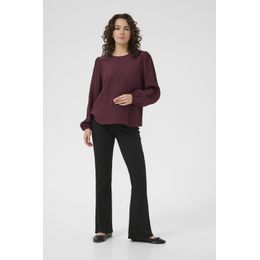 Kaffe Langarm-Bluse KAvivy Regular fit bordo