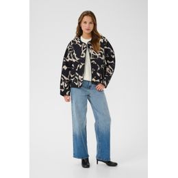 Kaffe Jacke KAkayla Loose fit black offwhite