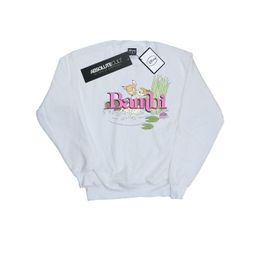 Disney - "Bambi Kiss" Sweatshirt f&uuml;r Damen (Wei&szlig;)