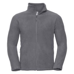 Russel Athletic Russell - Fleecejacke Durchgehender Rei&szlig;verschluss f&uuml;r Herren - F&uuml;r Au&szlig;en (Grau unifarben)