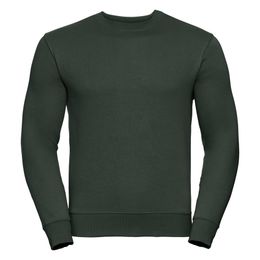 Russel Athletic Russell Herren Authentic Sweatshirt, schmaler Schnitt (Flaschengr&uuml;n)