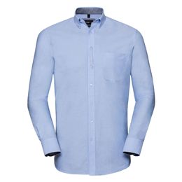 Russel Athletic Russell Collection - Hemd f&uuml;r Herren Lang&auml;rmlig (Dunkelblau/Marineblau)