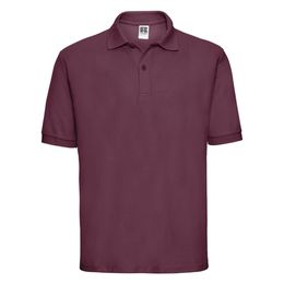 Russel Athletic Russell - "Classic" Poloshirt f&uuml;r Herren (Burgunderrot)