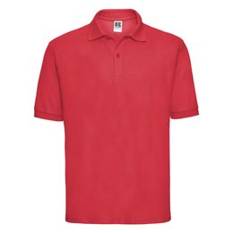 Russel Athletic Russell - "Classic" Poloshirt f&uuml;r Herren (Leuchtend Rot)