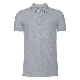 Russel Athletic Russell Herren Stretch Polo-Shirt, Kurzarm (Light Oxford)
