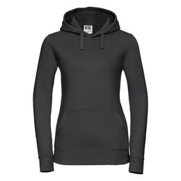 Russel Athletic Russell Damen Kapuzenpullover, 3lagig (Schwarz)