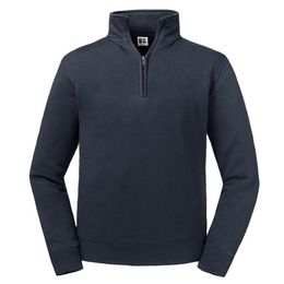 Russel Athletic Russell - "Authentic" Sweatshirt mit kurzem Rei&szlig;verschluss f&uuml;r Herren (Marineblau)