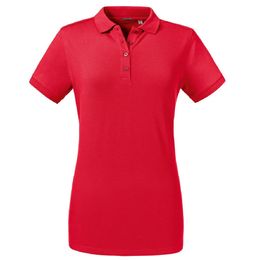 Russel Athletic Russell - Poloshirt, Stretch f&uuml;r Damen (Rot)