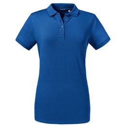 Russel Athletic Russell - Poloshirt, Stretch f&uuml;r Damen (Kr&auml;ftiges K&ouml;nigsblau)