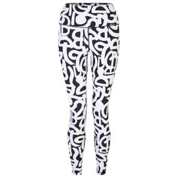 Dare 2b - "Influential" Leggings f&uuml;r Damen (Schwarz/Wei&szlig;)