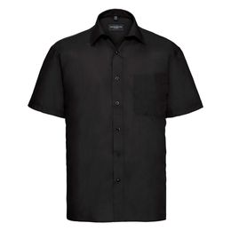 Russel Athletic Russell Collection - "Classic" Hemd f&uuml;r Herren kurz&auml;rmlig (Schwarz)