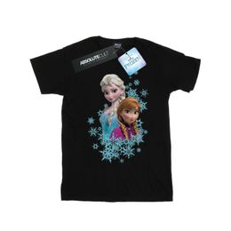 Disney - "Frozen" T-Shirt f&uuml;r Damen (Schwarz)