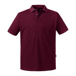 Russel Athletic Russell Herren Polo-Shirt Pure Organic (Burgunder)
