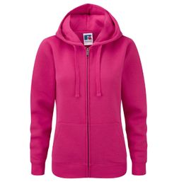 Russel Athletic Russell Damen Kapuzenjacke, 3lagig (Fuchsia)